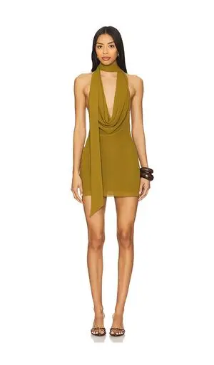 LOVERS AND FRIENDS Nova Mini Dress - Olive