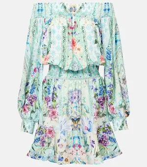 Camilla Crystal-embellished Minidress - Multicoloured
