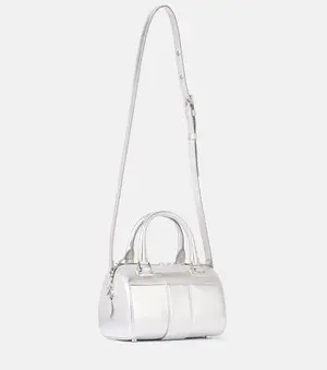ROGER VIVIER Belle Vivier Mini Metallic Leather Tote Bag