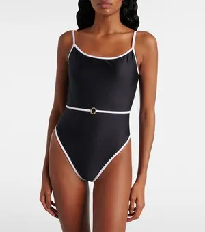 Oseree Belted One Piece Swimsuit