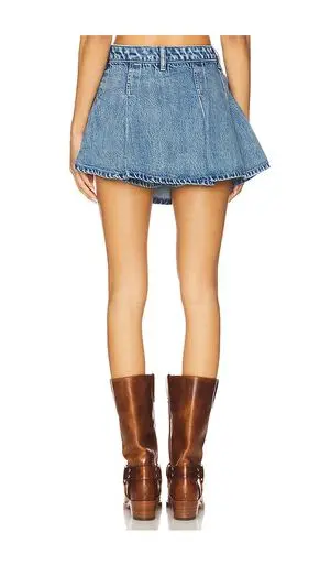 Free People X We The Free Stephie Denim Skort - Blue