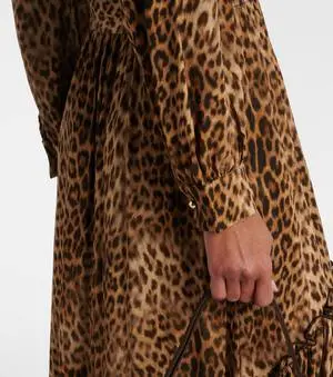 Melissa Odabash Skylar Leopard-print Maxi Dress