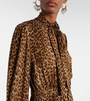 Melissa Odabash Skylar Leopard-print Maxi Dress