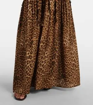 Melissa Odabash Skylar Leopard-print Maxi Dress