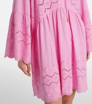Melissa Odabash Sebenna Embroidered Cotton Kaftan