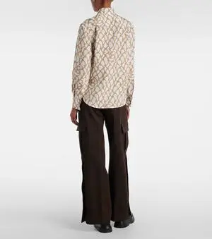 Burberry Printed Silk Poplin Shirt - Multicoloured