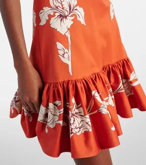 La DoubleJ Gingerbread Cotton-blend Minidress