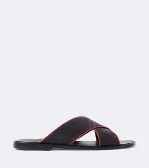Manolo Blahnik Suede Sandals - Blue
