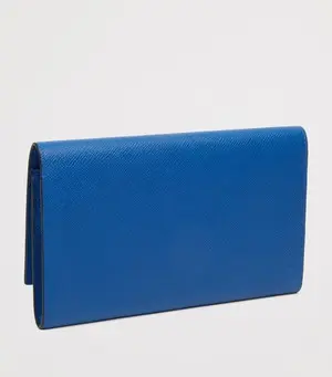 Smythson Panama Leather Marshall Travel Wallet