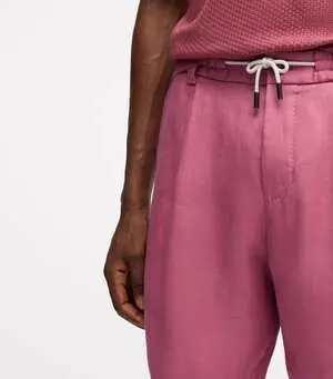 BOSS Linen Tapered Shorts