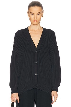 Jenni Kayne Cotton Cocoon Cardigan - Black