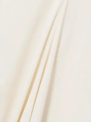 ST. AGNI Draped Crepe Maxi Dress - Neutrals