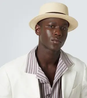 CHRISTIAN LOUBOUTIN Andaloubi Panama Hat