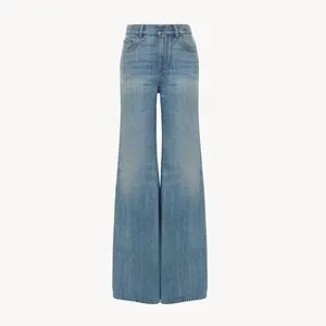 Chloé CHLOÉ High-Rise Wide-Leg Jeans Pacific Coast