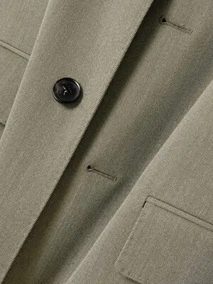 Loro Piana Blain Suede-trimmed Storm System® Wool Coat