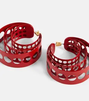 Alaïa Medium Hoop Earrings