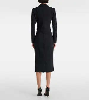 Dolce & Gabbana Cropped Button-down Blazer