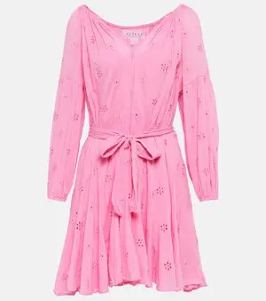 Velvet By Graham & Spencer Gracie Cotton Mini Dress - Pink