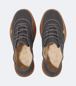 ERL Canvas Low-top Lace-up Sneakers - Black