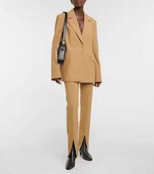 Nanushka Florine Slim Wool-blend Pants