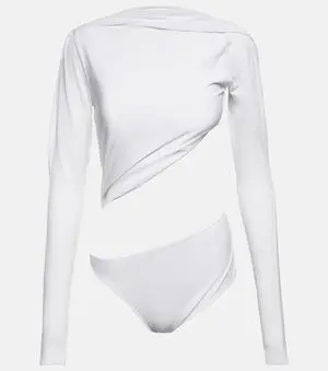 Jacquemus Le Body Carozzu Mesh Bodysuit - White