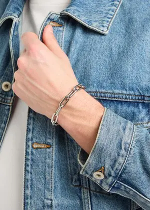 Saint Laurent Argent Chain Bracelet