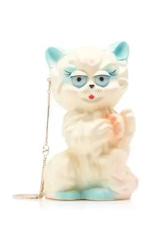 Valentino Garavani Hand-painted Cat Clutch - Multi