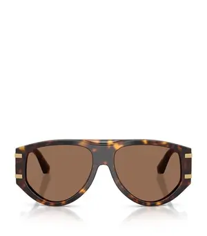 Dolce & Gabbana Dg Millennials Pilot Sunglasses - Brown