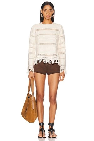 Isabel Marant Étoile Azilis Crochet Knit Sweater