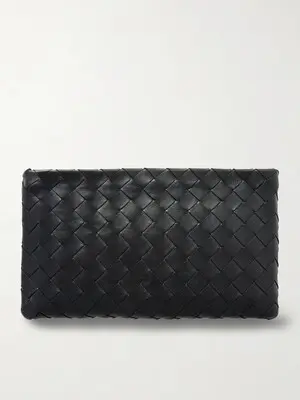 Bottega Veneta Medium Intrecciato Leather Pouch