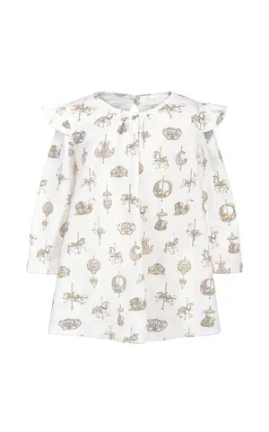 ATELIER CHOUX Organic Cotton Printed Baby Dress - Multi