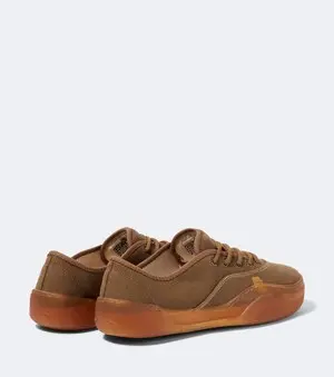 ERL Canvas Lace-up Low-top Sneakers - Brown