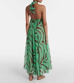 Johanna Ortiz Maxi Dress With Abstract Print