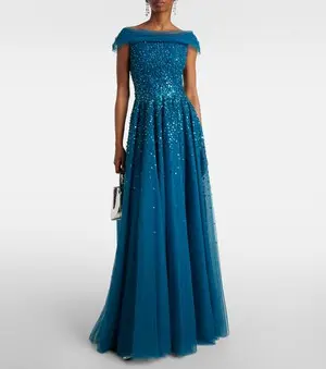Jenny Packham Embellished Gown