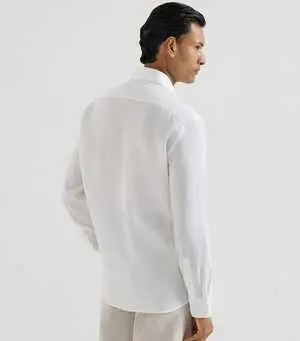 Brunello Cucinelli Linen Shirt - White