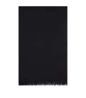 Brunello Cucinelli Cashmere-silk Scarf - Black