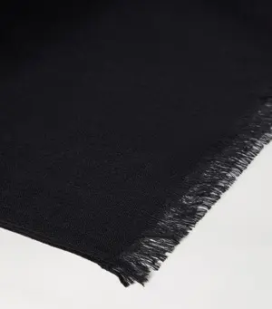 Brunello Cucinelli Cashmere-silk Scarf - Black