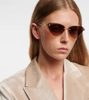 Cartier Panthère De Cat-eye Sunglasses