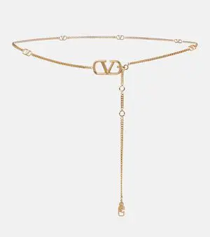 Valentino Garavani Vlogo Signature Chain Belt - Gold