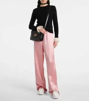 Valentino Garavani Rockstud Untitled Leather Platform Sneakers