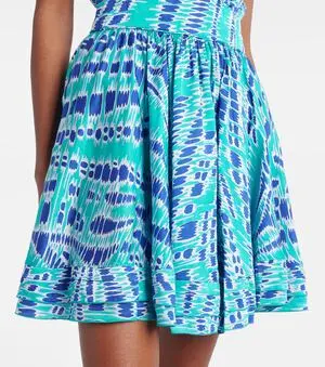 Poupette St Barth Bessie Printed Minidress