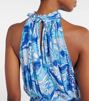 Poupette St Barth Bianca Printed Maxi Dress