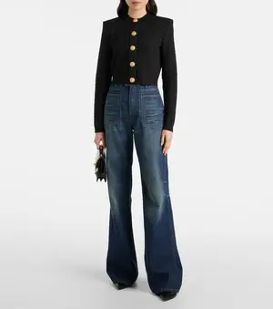 Balmain Labyrinth Knit Cardigan