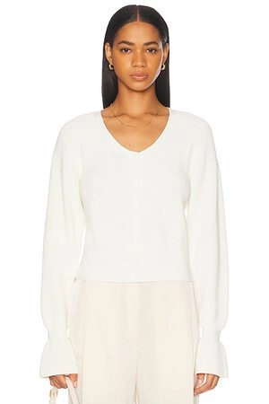 EAVES Lennox Cardigan - Ivory