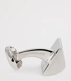 DEAKIN & FRANCIS Sterling Silver Mother-of-pearl Cufflinks
