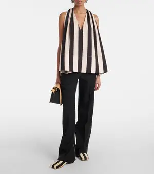 Jacquemus Carre Striped Slip-on Shoes