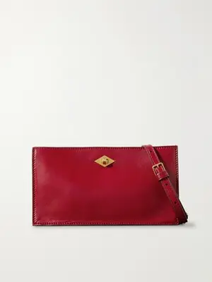 METIER Ease 22 Leather Clutch Red