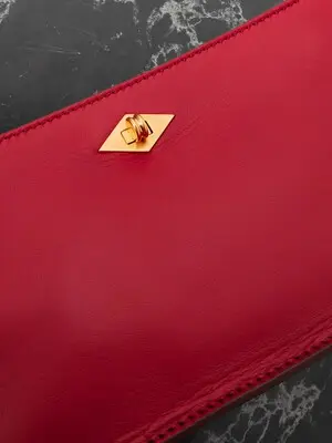 METIER Ease 22 Leather Clutch - Red