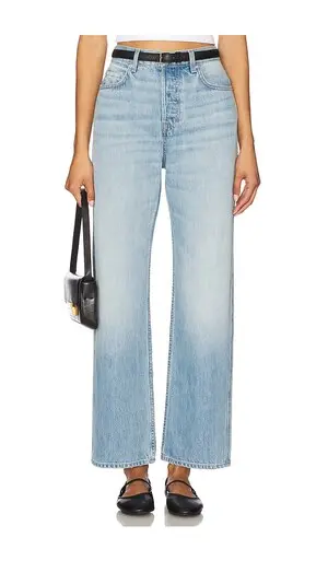 GRLFRND Graham High Rise Straight Jeans - Blue