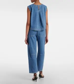 Velvet By Graham & Spencer Loren Denim Top